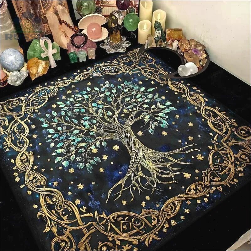 Гадальный инструмент/Скатерть для гаданий на картах Таро 90X90CM