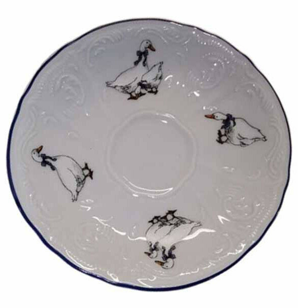 Блюдце 12 см 1 шт Thun "Бернадотт /Гуси" / 350458