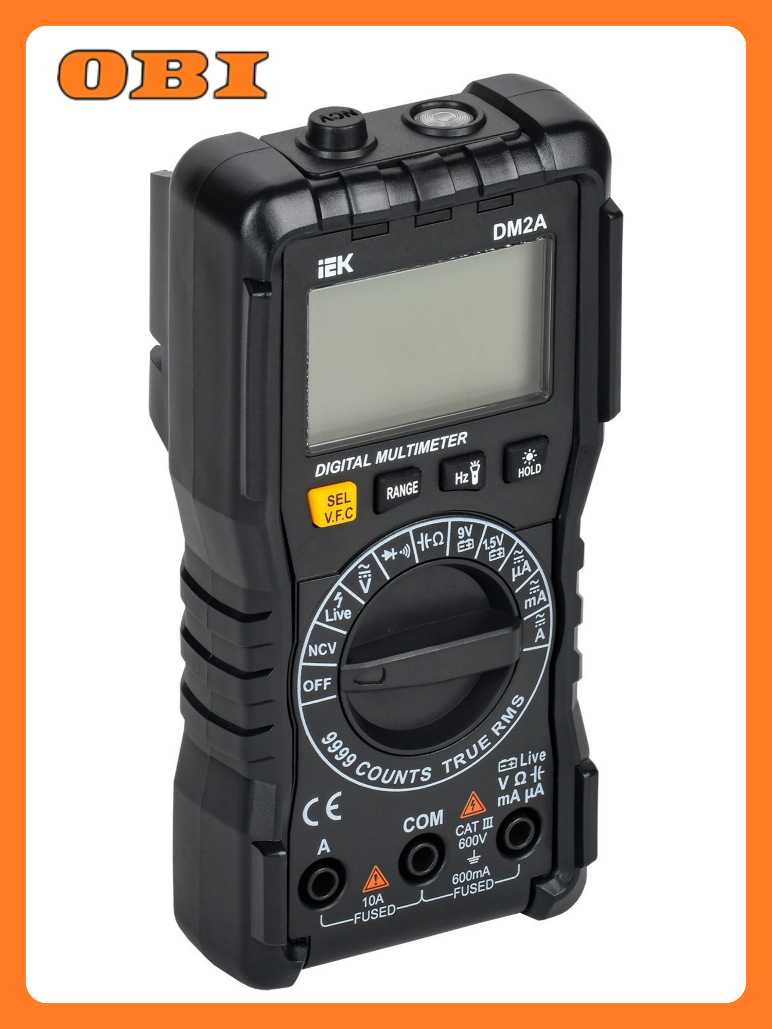 Мультиметр IEK DM2A ARMA2L, цифровой, True RMS, автоматический диапазон измерений