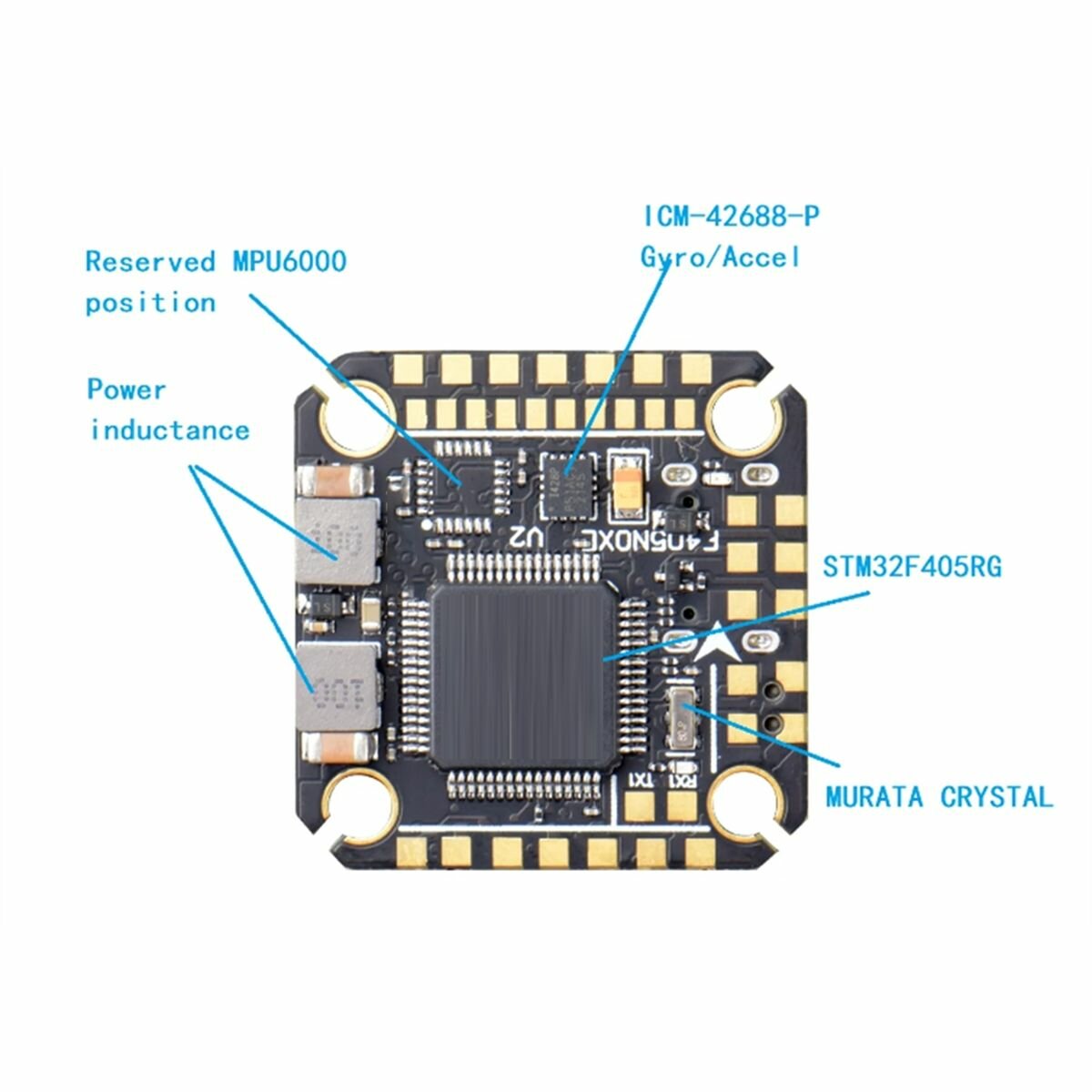 F405 NOXE V2 Полетный контроллер Baro OSD 16MB