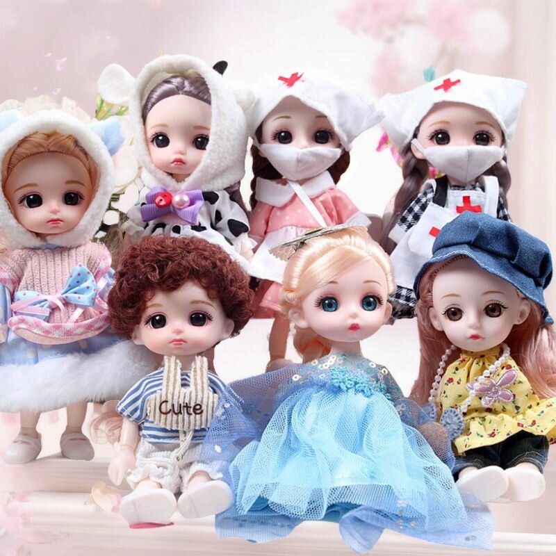 17cm Коллекционные BJD-куклы с шарнирными суставами