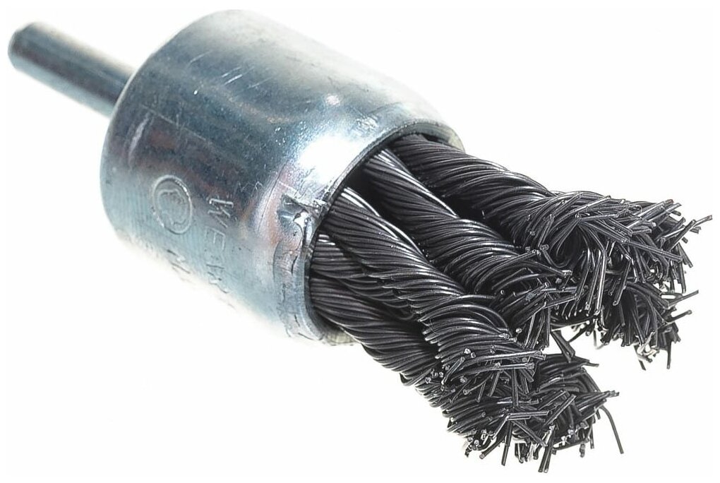 Щетка чашечная для дрели 30 мм MATRIX 74466 из спиральной проволоки