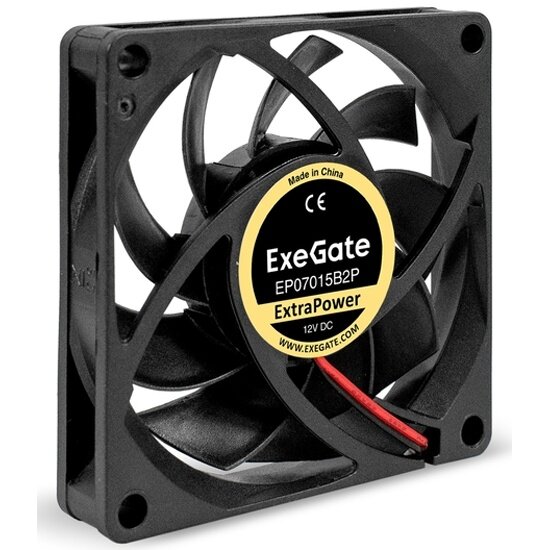 Вентилятор для корпуса Exegate ExtraPower EP07015B2 12В DC 70x70x15мм EX295232RUS