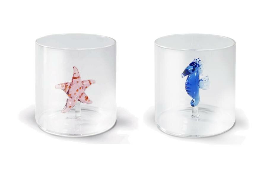 Набор 2 стакана Морской конёк и Морская звезда, 0,25 л (WD Lifestyle)