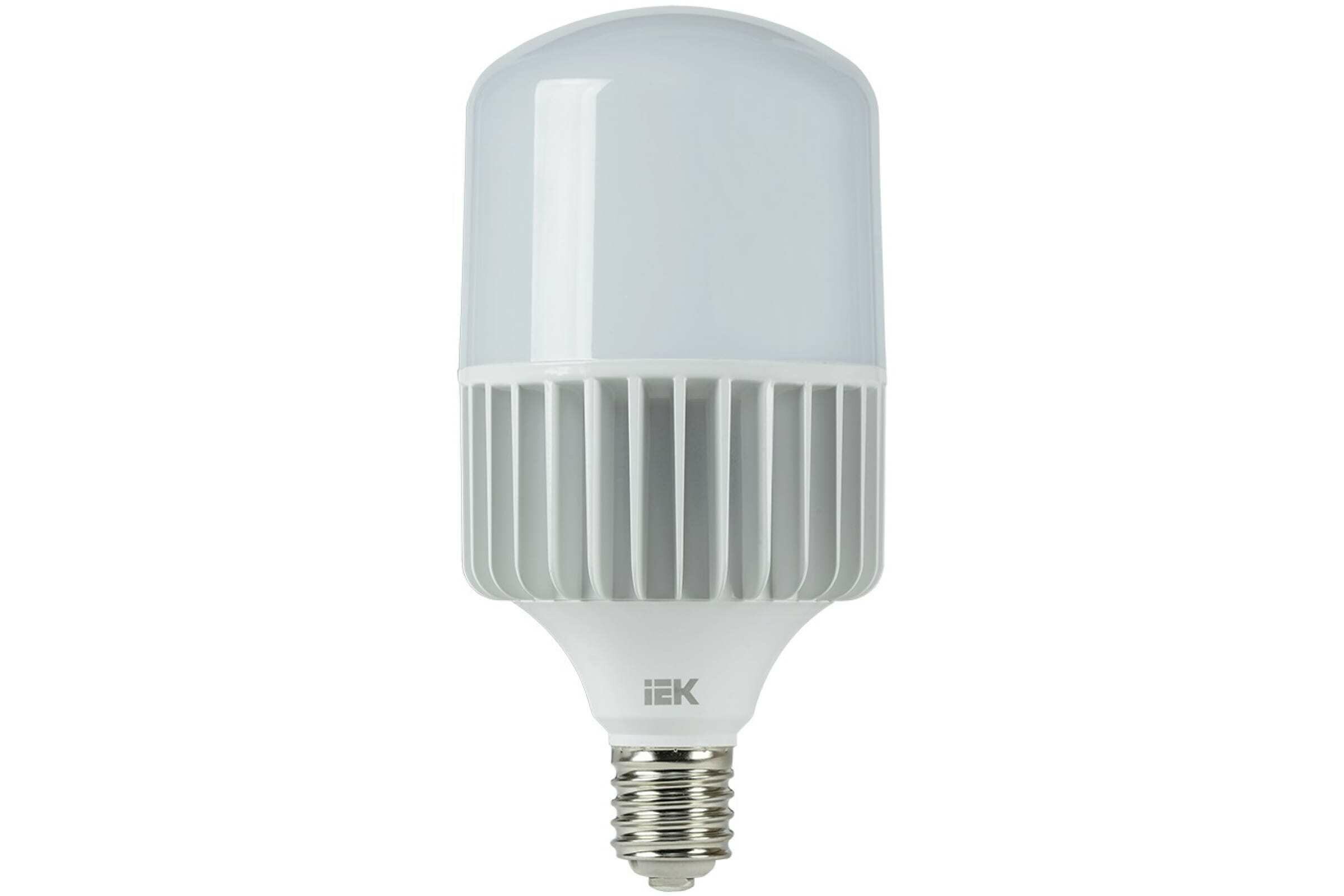 Лампа светодиодная IEK 80Вт 230В 6500К E40, LLE-HP-80-230-65-E40