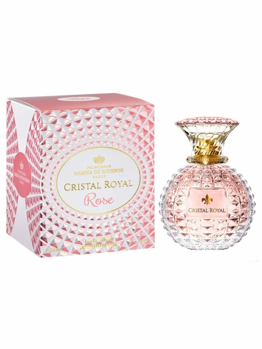 Парфюмерная вода Marina de Bourbon "Cristal Royal Rose", женская, 30мл