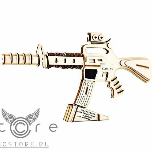 Деревянный конструктор Carbine Светло-коричневый