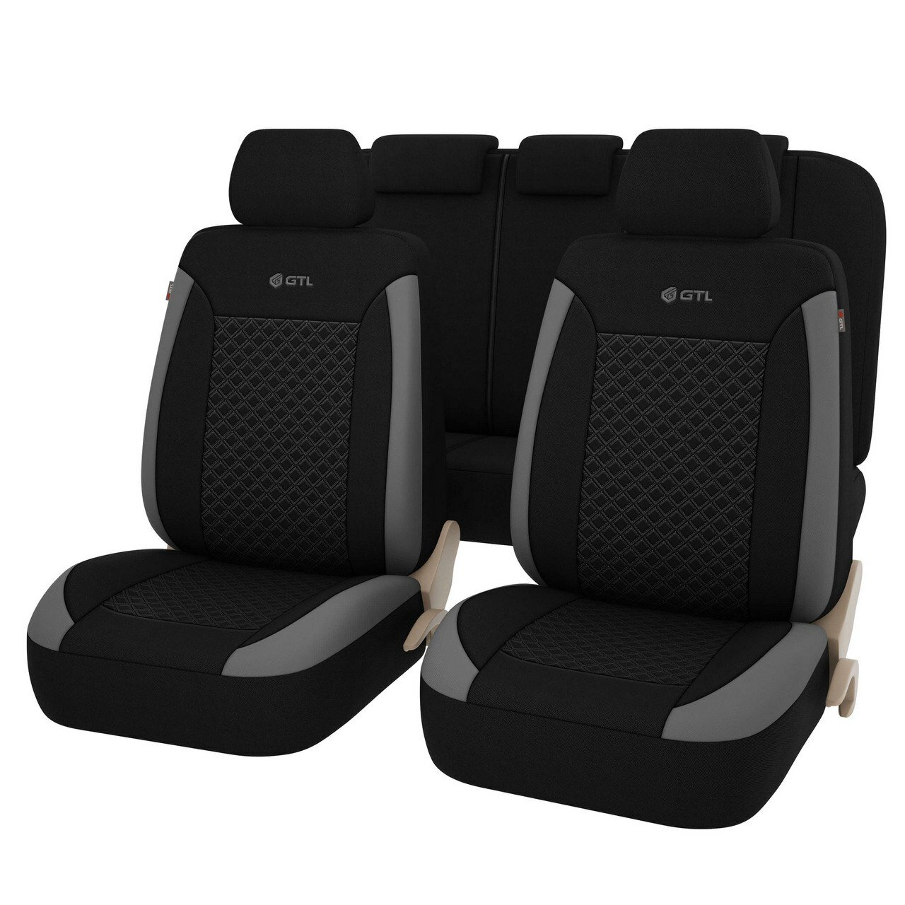 Чехлы PSV GTL Karat полиэстер вакуумная упаковка черно-темно-серые