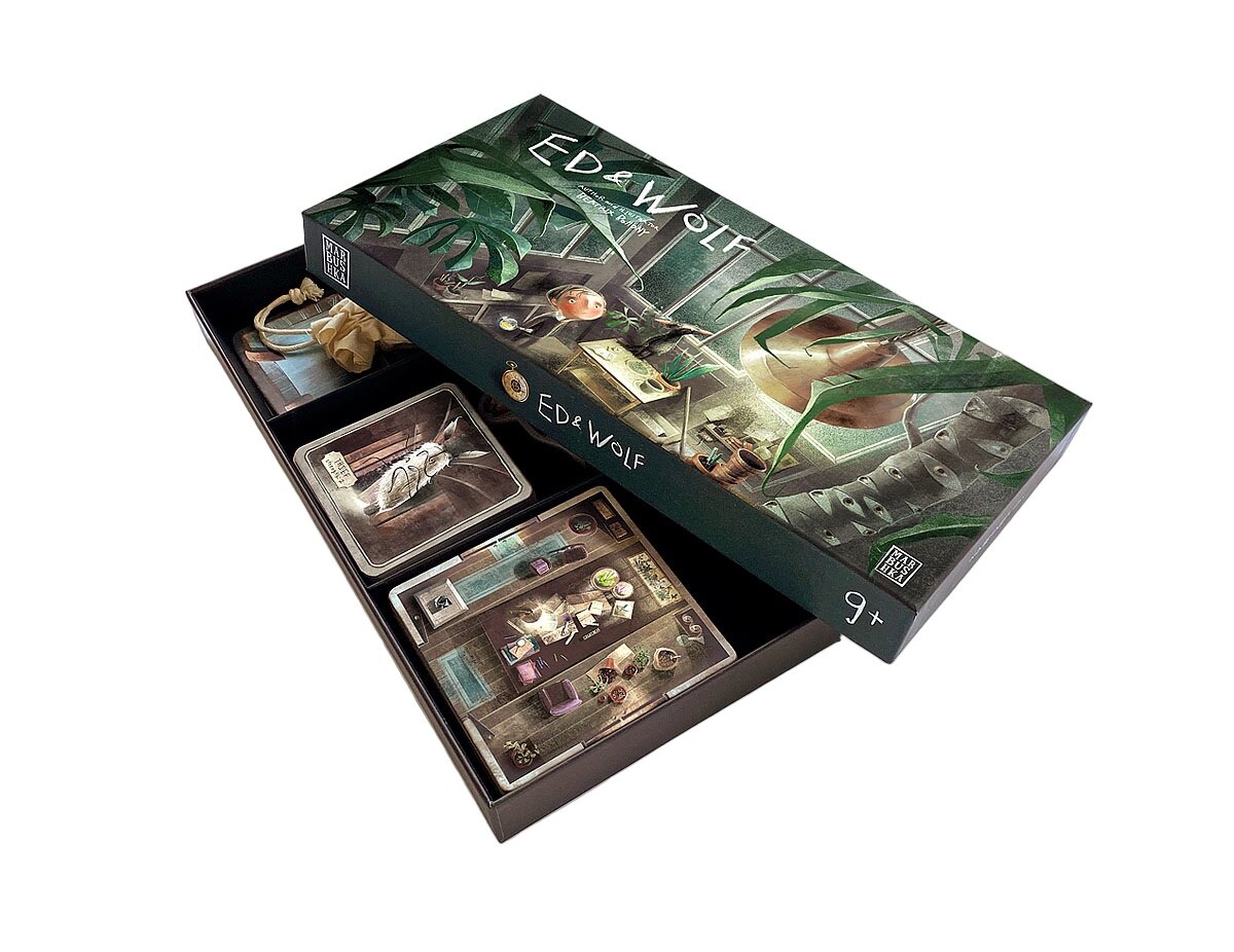 Marbushka. Настольная игра "Ed & Wolf" (Эд и Вольф)
