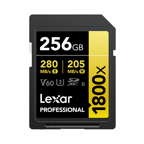 Карта памяти Lexar Professional SDXC 256GB UHS-II U3 V60 R270/W180MB/s (LSD1800256G-BNNNG)