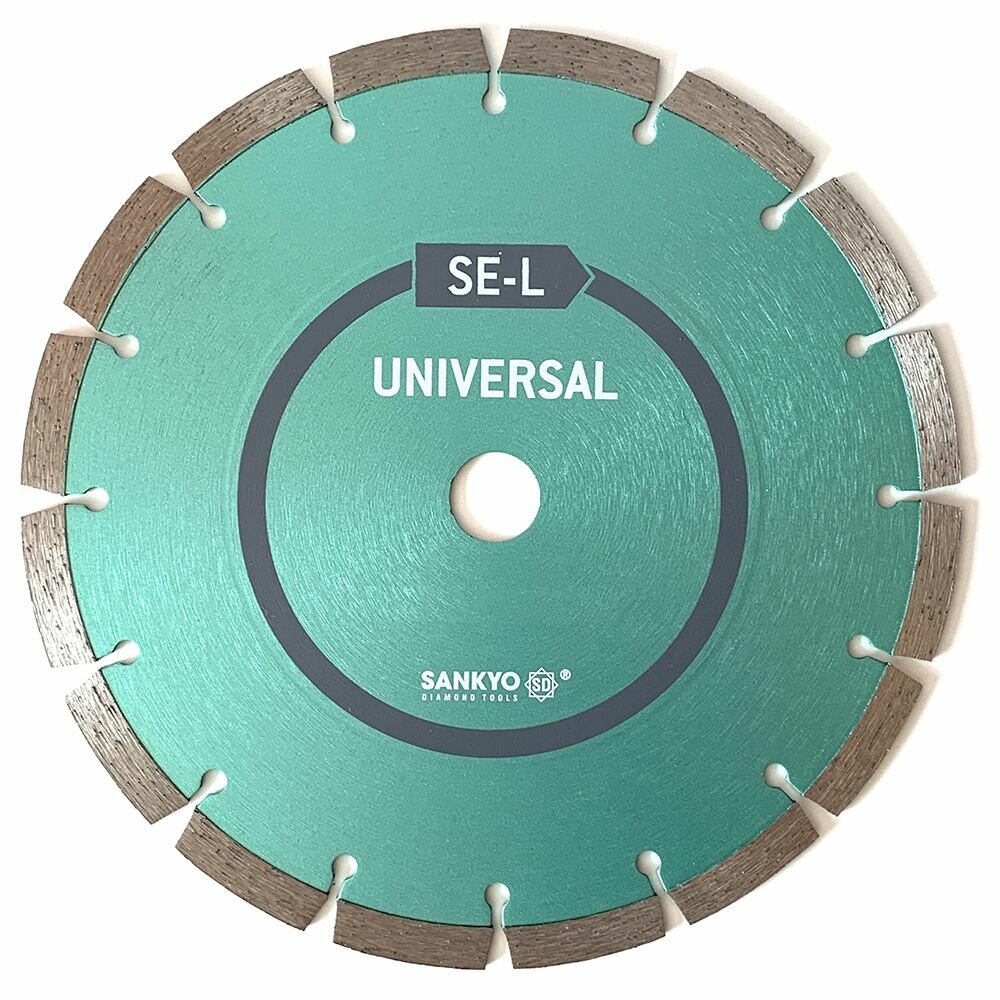 Универсальный алмазный сегментный диск SE-L 230/22.2 мм для бетона, гранита, кирпича SANKYO (Санкьё)