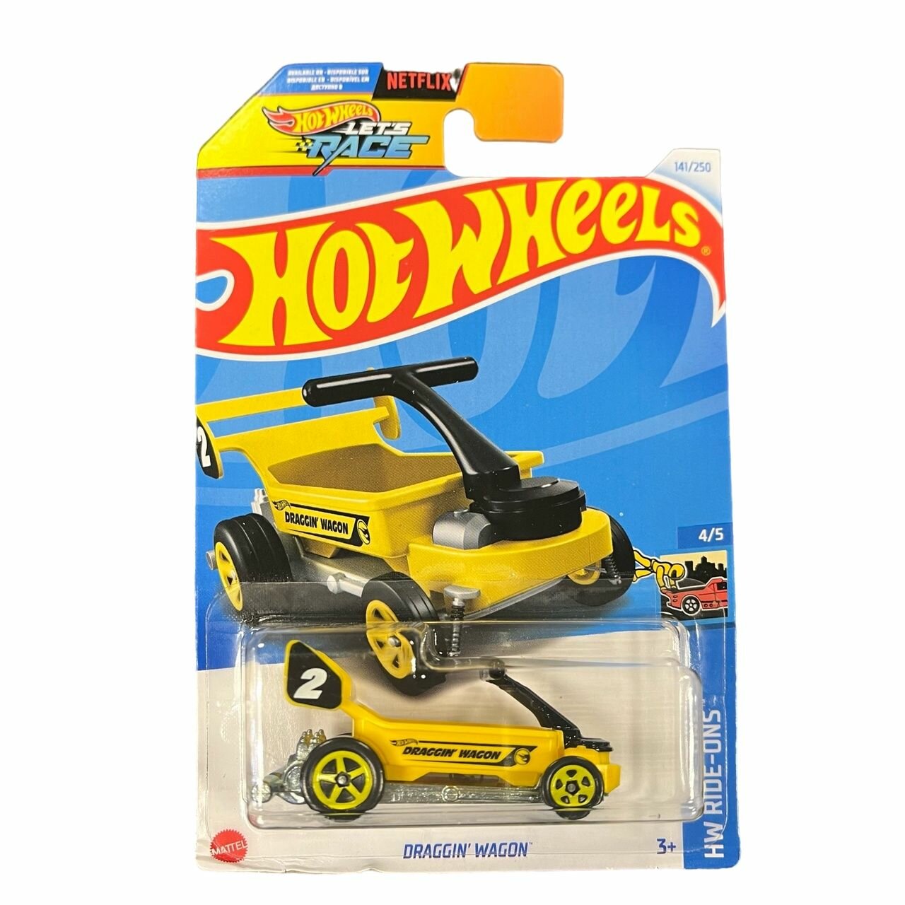Hot Wheels металлическая машинка, коллекционная в масштабе 1:64 DRAGGIN WAGON