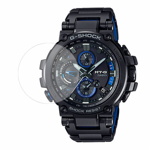Скрин Мобайл защитный экран для часов Casio MTG-B1000BD-1A из гидрогелевая плёнка прозрачная