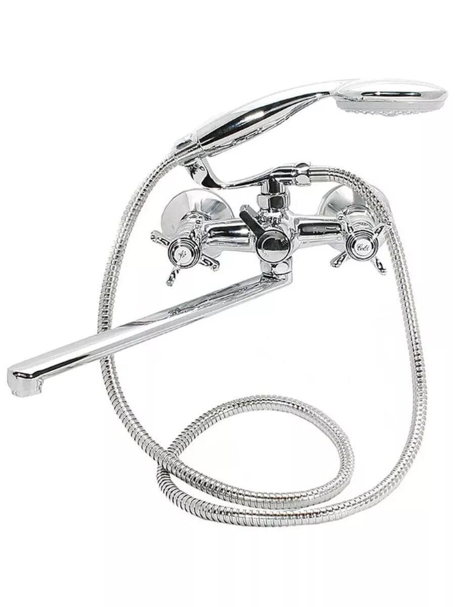 Смеситель Frap F2124, для ванны, поворотный излив, латунь, хром