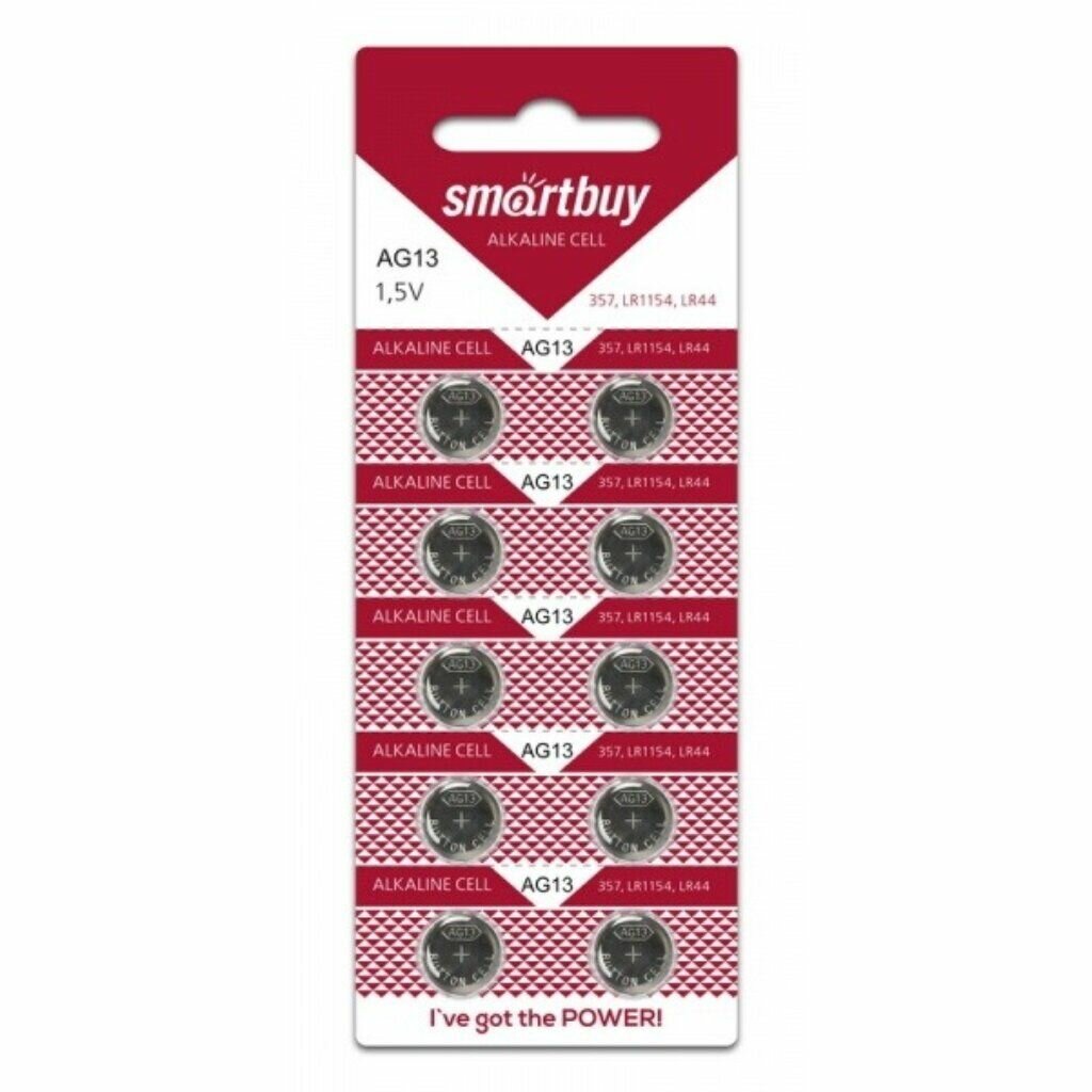 Элемент питания Smartbuy AG13 BL10