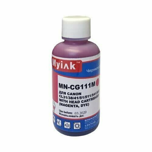 Чернила MyInk для Canon CLI-41/51M (100мл, кр) NI-CG111M