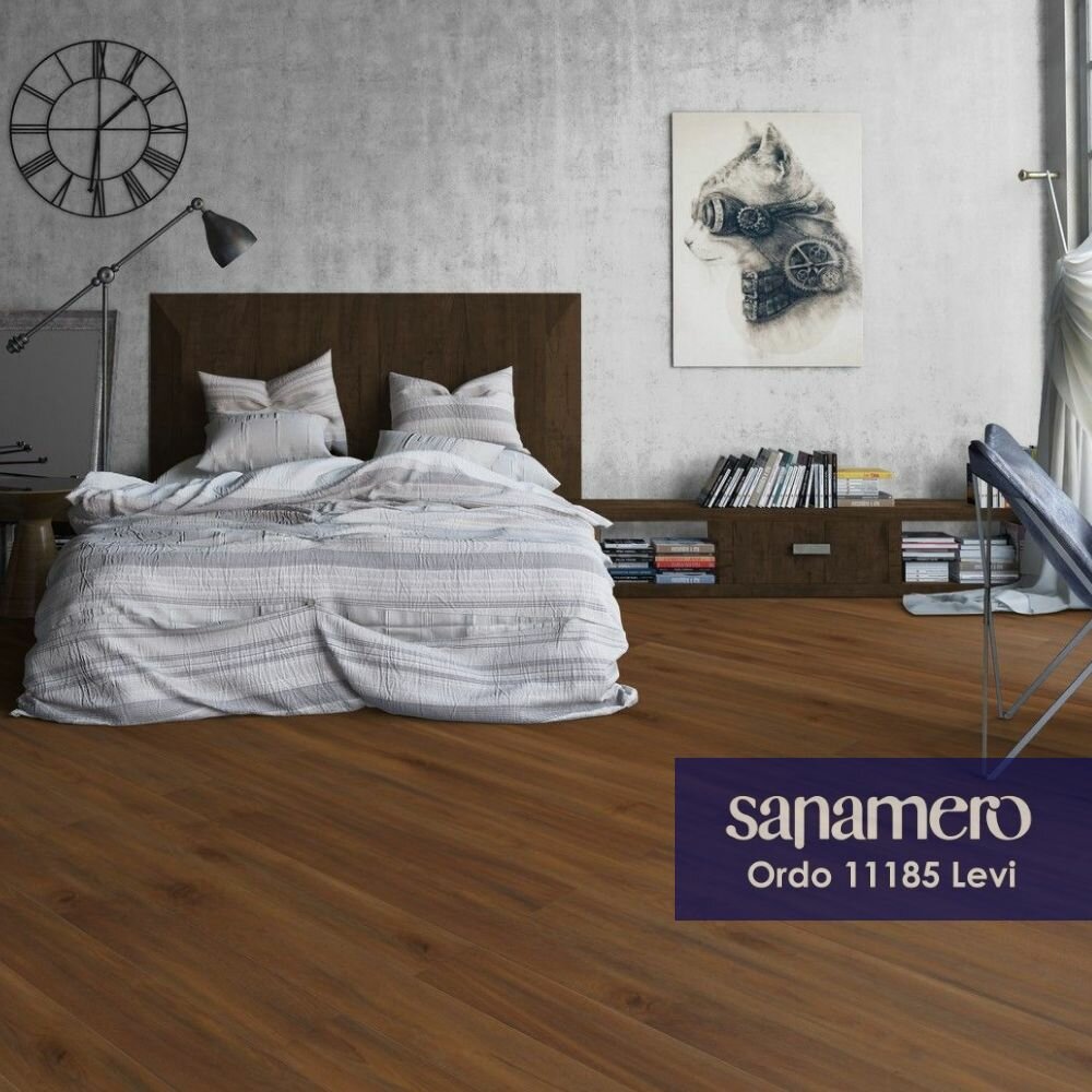 Кварцвинил SPC Sanamero Ordo Levi (1220х200,8) 8 шт./уп, 1.96м2, 11185