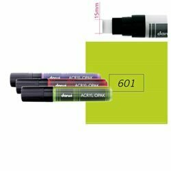 Зеленый анисовый. Акриловый маркер DARWI Acryl Opak 15мм