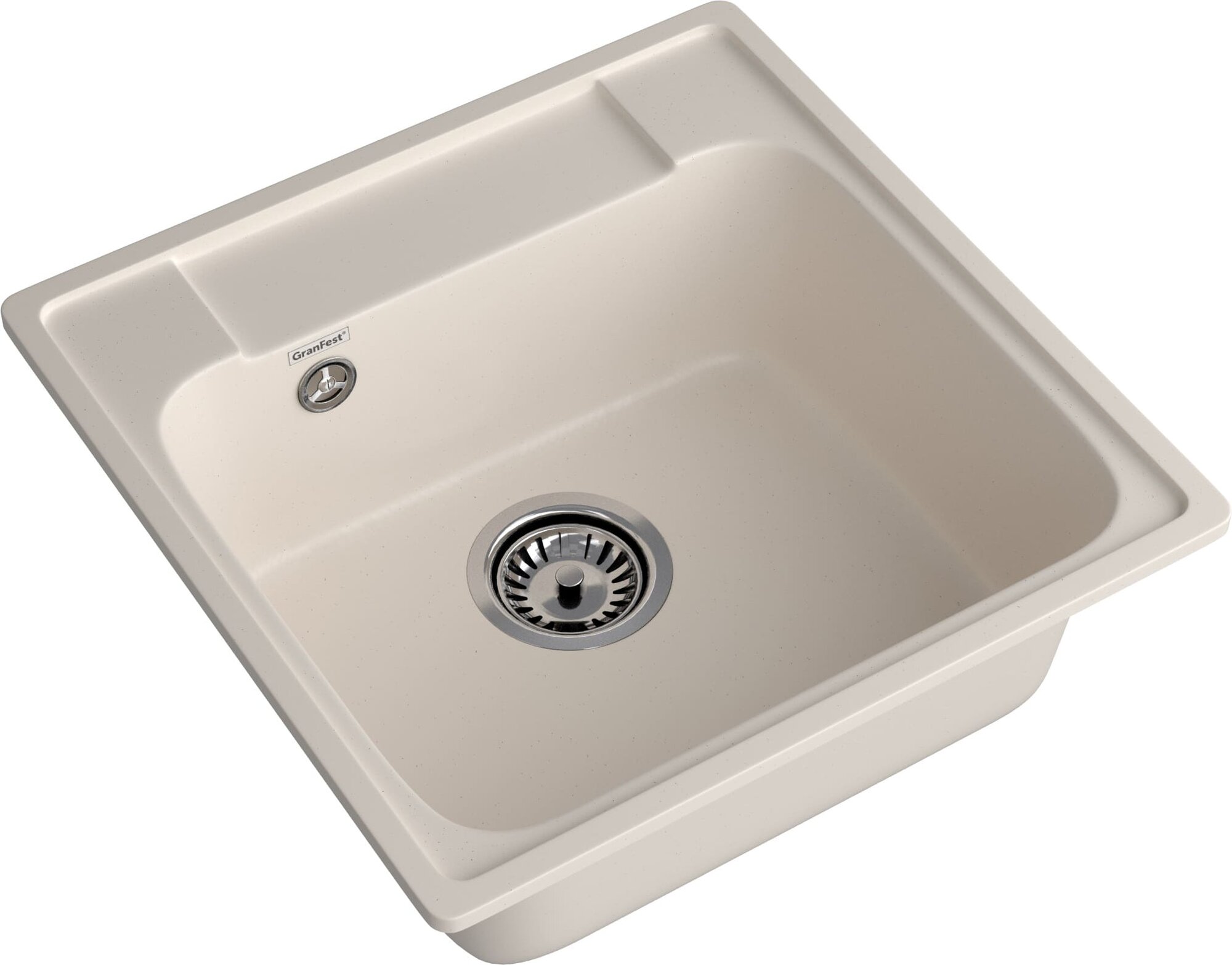 Кухонная мойка Granfest Quarz Z-48 (480*480) Белый распродажа