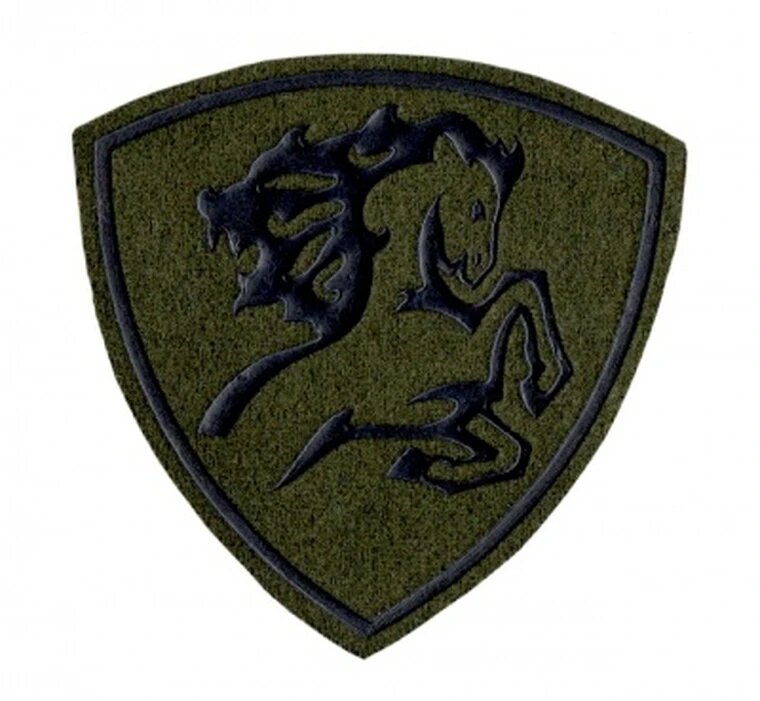 Шеврон Внутренние Войска Северо-Кавказский округ, конь, военная форма нашивки