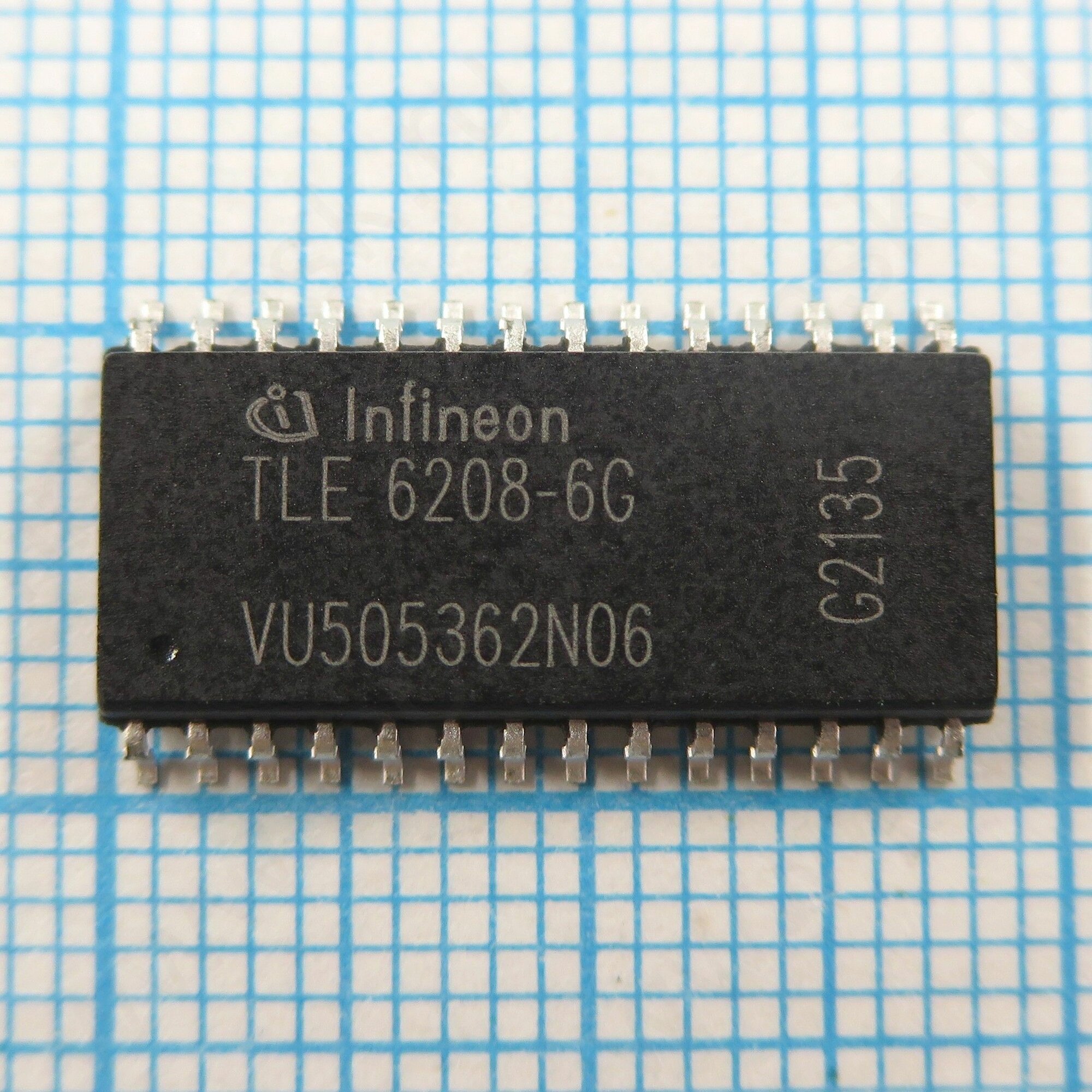 TLE6208-6G - Микросхема используется в автомобильной электронике