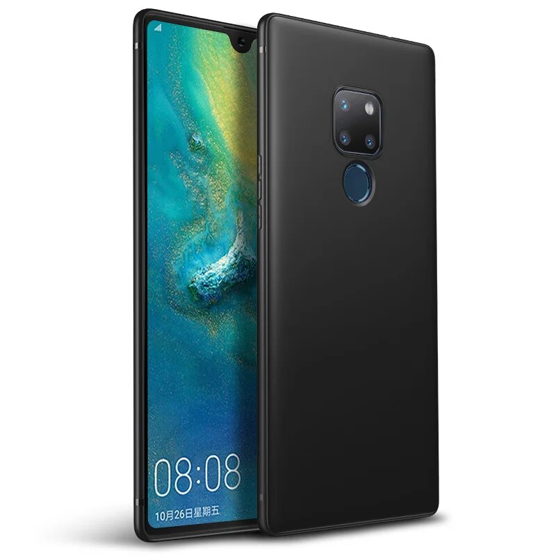 Матовый чехол для huawei mate 20x, силиконовый Ультратонкий чехол из ТПУ mofi, Оригинальная Черная задняя крышка, Защитные чехлы для huawei Mate 20 X, чехол Huawei Мате 20 X