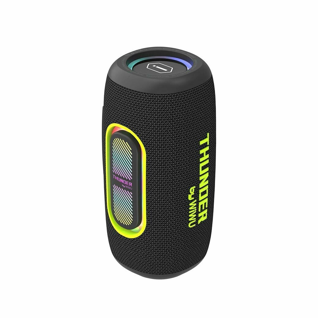Беспроводная колонка WiWU Thunder Wireless Portable Speaker H7 Черная. Товар уцененный