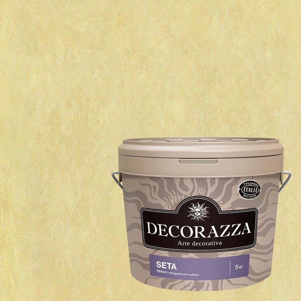 Декоративная штукатурка с эффектом натурального шелка Decorazza Seta (5кг) ST 11-62