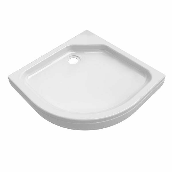 ПД2 Поддон ДК низкий полукруг 90х90 в комплекте (каркас+экран) (17см) тритон