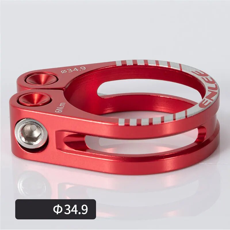 ENLEE Быстросъемный зажим для седла 31,8/34,9 мм Красный, red 34.9