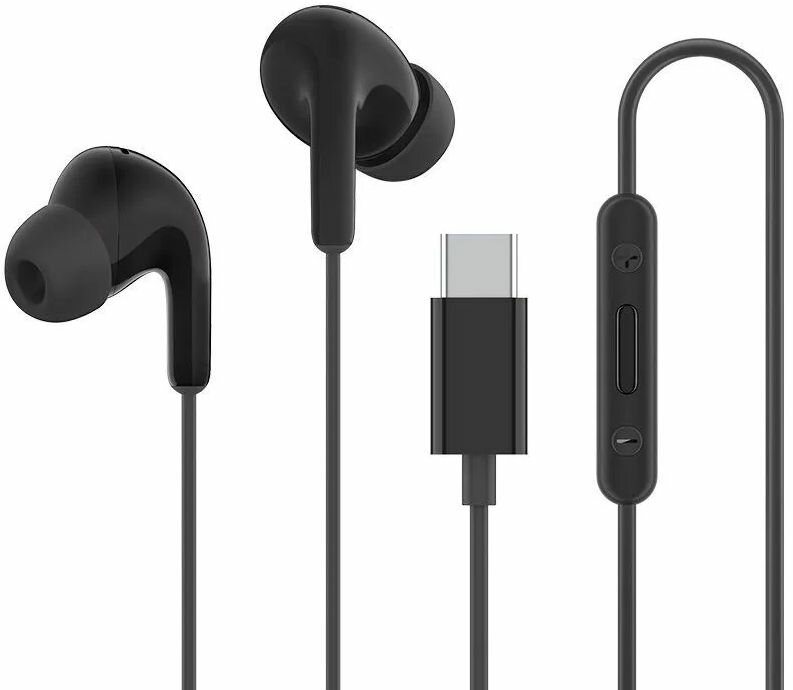 Наушники Xiaomi Type-C Earphones 1.25м черный