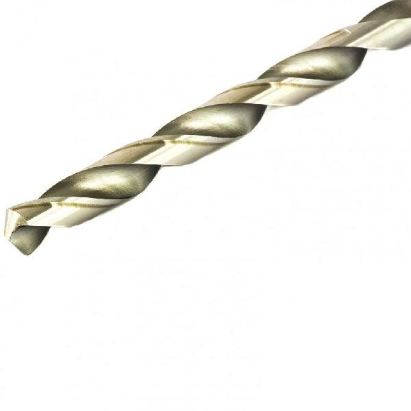 Сверло по металлу, 10 х 184 мм, полированное, удл, HSS, 1 шт, цилиндрический хвостовик Matrix