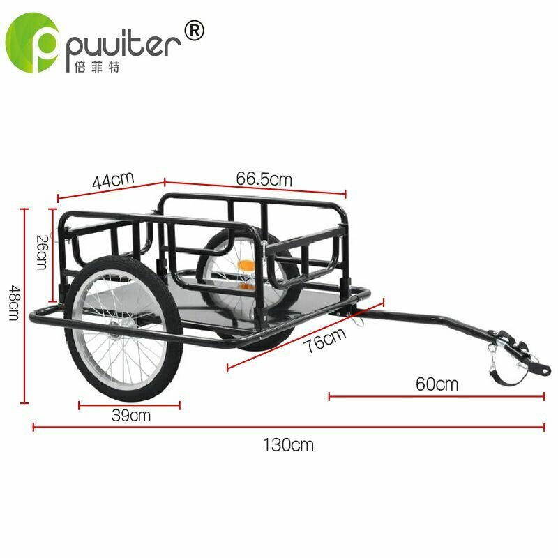 Велоприцеп HOMELINK ZY384A, Нагрузка 100 кг