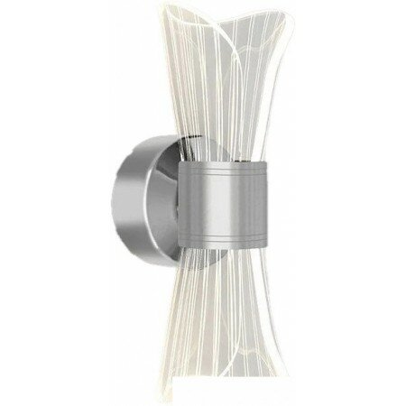 Estares Dio 12W 2Y-ON/OFF-230x80x85-CHROME/CLEAR-220-IP20