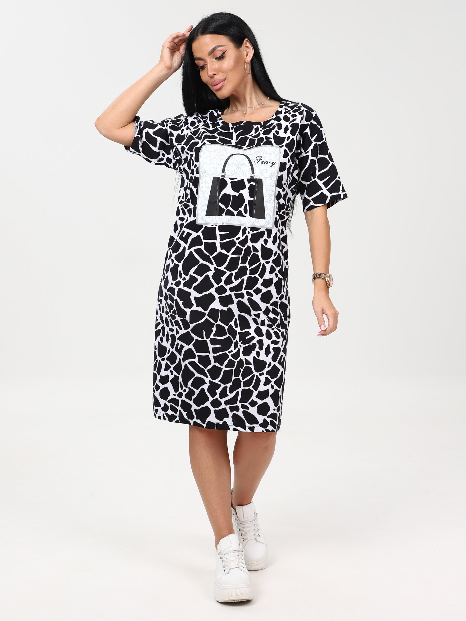 Туника Пляжная, больших размеров, домашняя, летняя