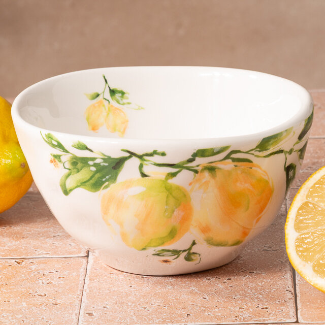 Керамический салатник Armando Lemony 14*8 см, Boltze, 2010465