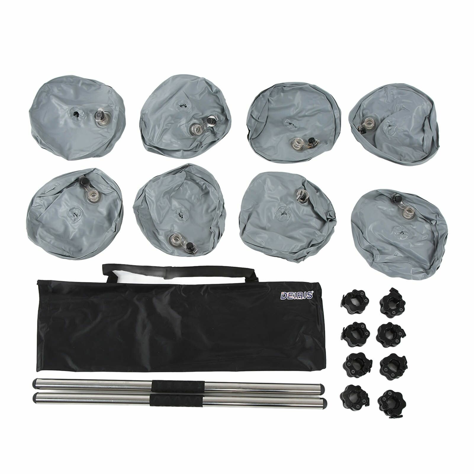 Регулируемые гантели с водой 30 кг для рук серые