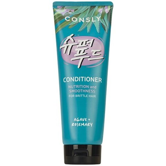 Питательный и разглаживающий кондиционер для волос Consly с экстрактами агавы и розмарина, 250мл