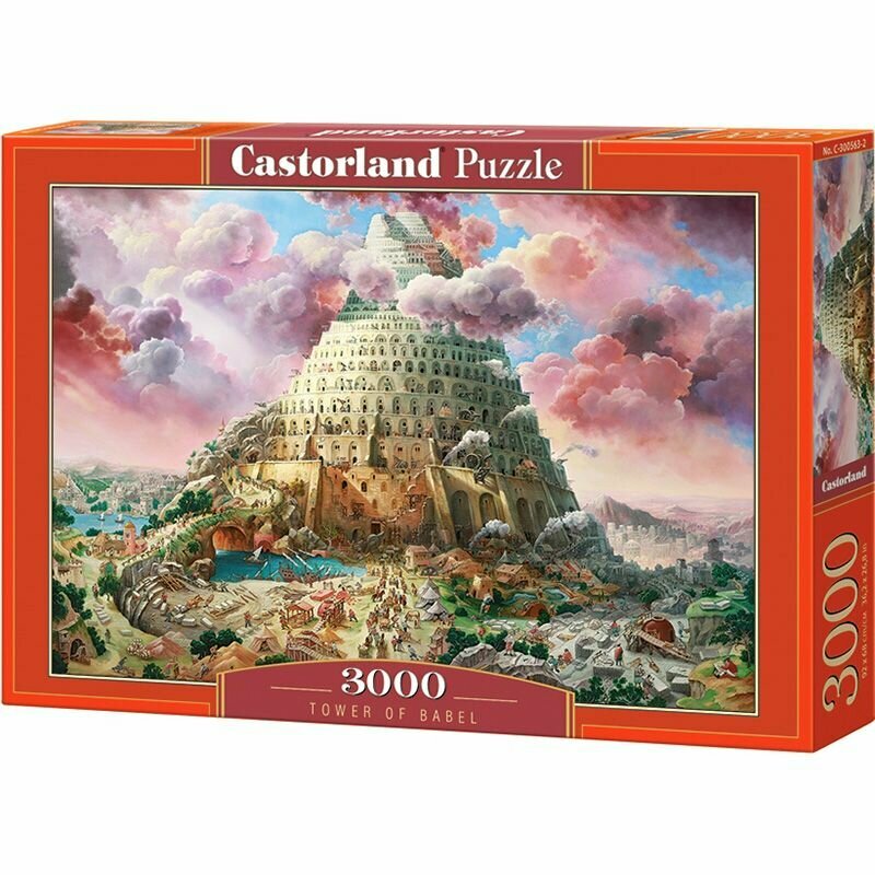 Пазл Castorland 3000 деталей Башня Вавилона