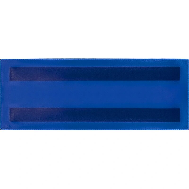 Карман для маркировки магнитный синий 210 x 74 мм горизонтальный (10шт/уп)