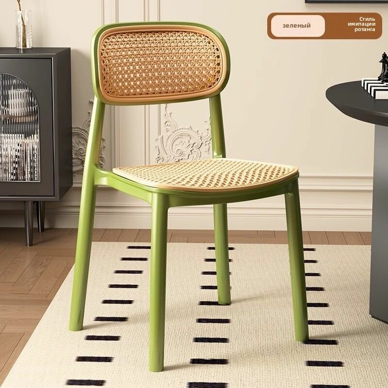 Имитация ротанга обедая стул