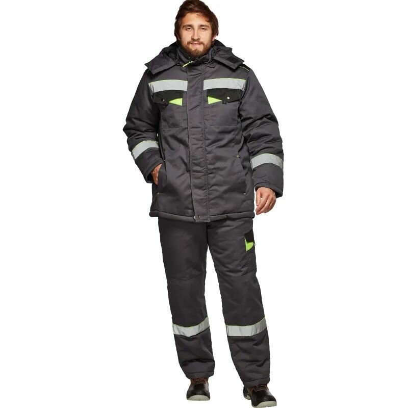 Костюм рабочий зимний Корвет СОП с брюками (размер 60-62) рост 182-188