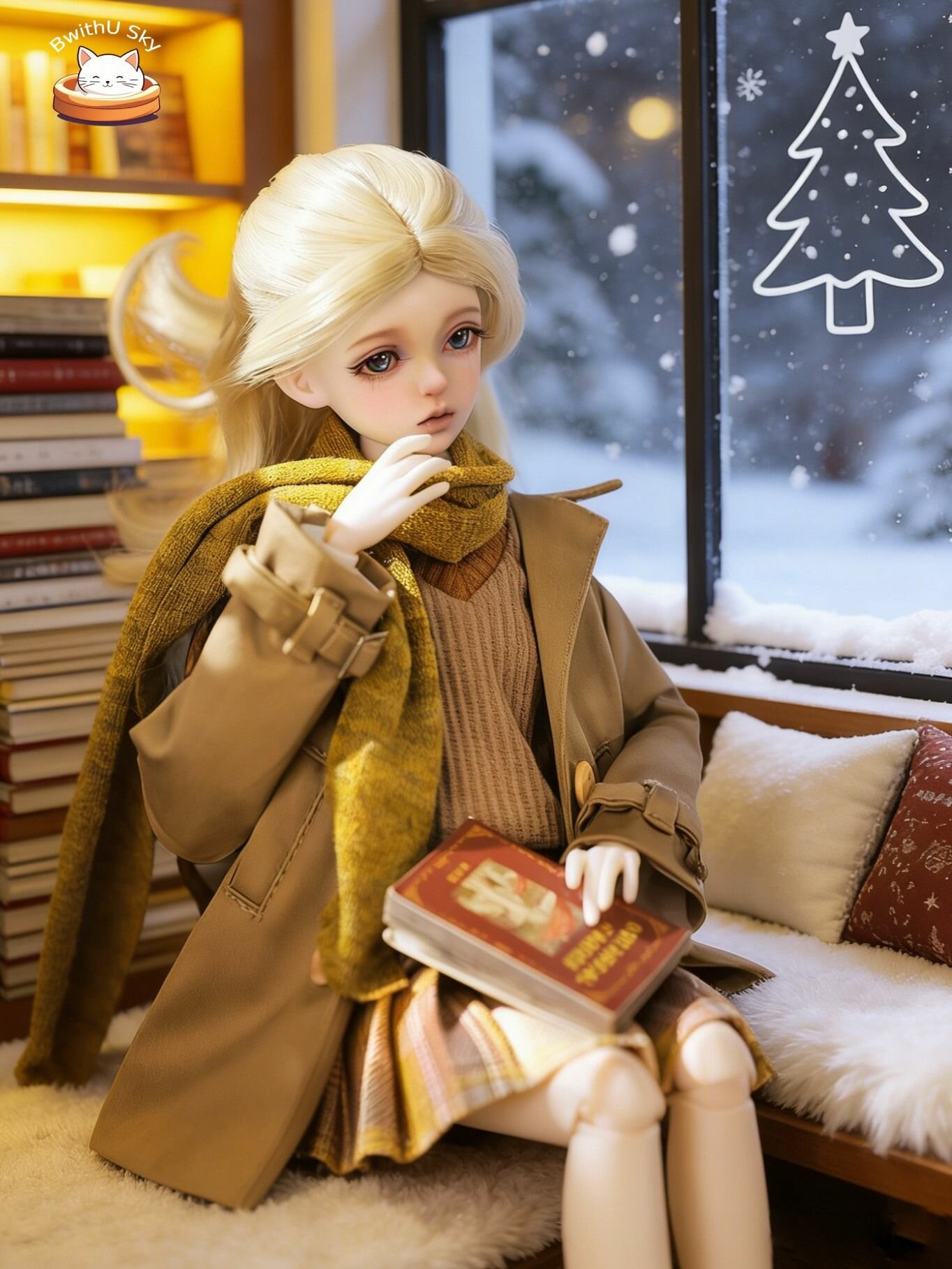 Кукла BwithUSky "Isla", пластик/винил, 44 см, для детей от 14 лет