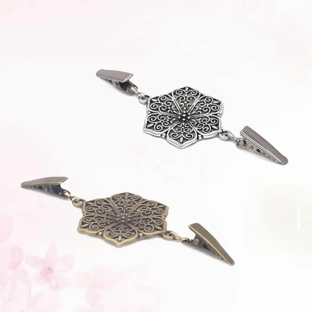 Винтажные клипсы для свитеров 2 шт в наборе