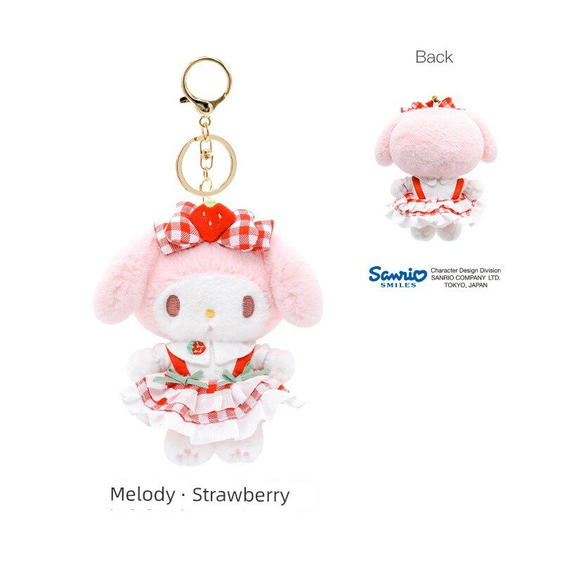 Оригинальный плюшевый кулон Hello Kitty, брелок для сумки Hello Kitty, игрушка-украшение, подарок на день рождения