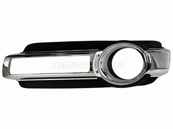 Оправа противотуманной фары SAT ST-MBY8-219-D2, для Mitsubishi Pajero, передняя левая, чёрная