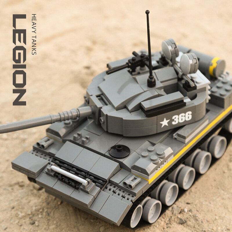Конструктор Wange 3660/ Военная техника/ Тяжелый танк Legion/ 360 деталей/