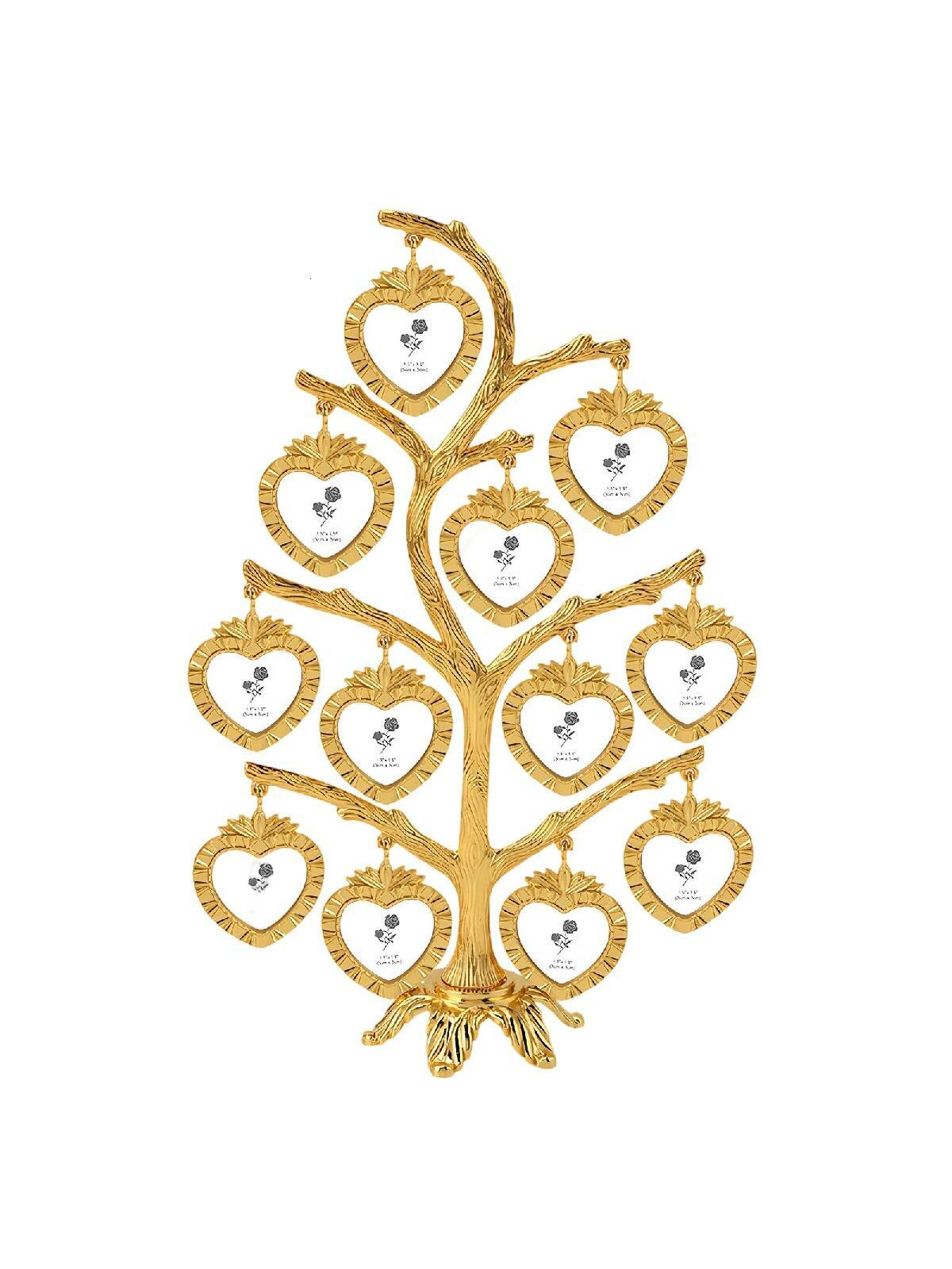 Подставка для рамок с генеалогическим древом, 12 подвесных украшений для фоторамки