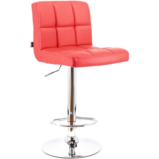 Стул барный Everprof Asti Экокожа Красный