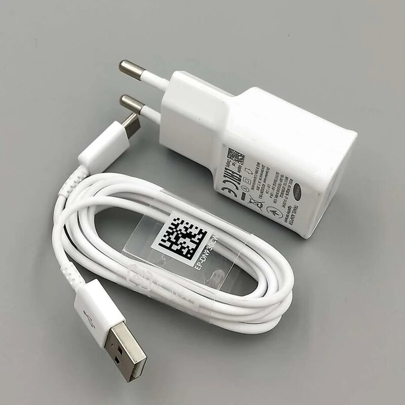 Samsung Galaxy S10 S8 S9 Plus A11 A15 A31 A41 A51 A71 M12 M15 Быстрое зарядное White EU add cable